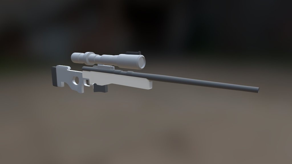 Sniper - 3D model by Benne (@knugen) [08a6f85] - Sketchfab