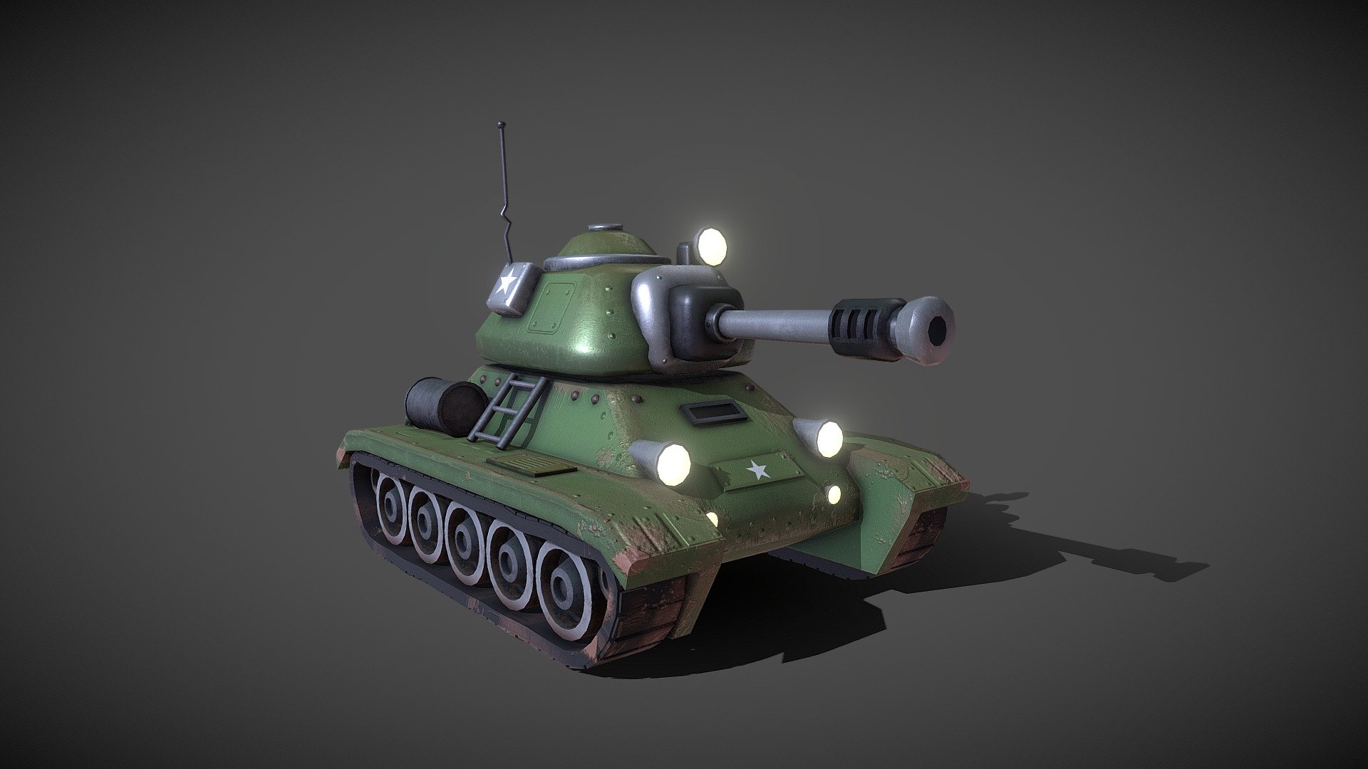 Stylized Tank - Download Free 3D model by FireWolf (@MatthewTheoblad ...