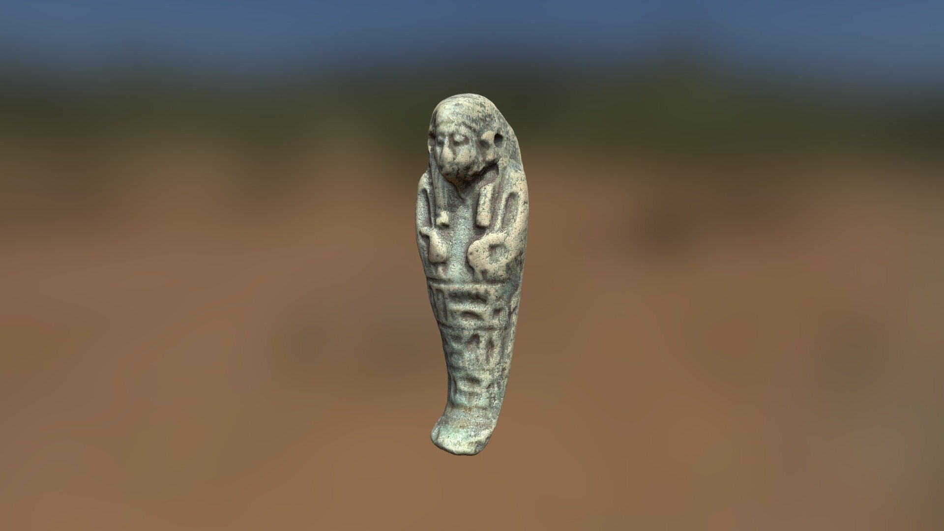 Egyptian ushabti - 3D model by ermatho [08a86c2] - Sketchfab