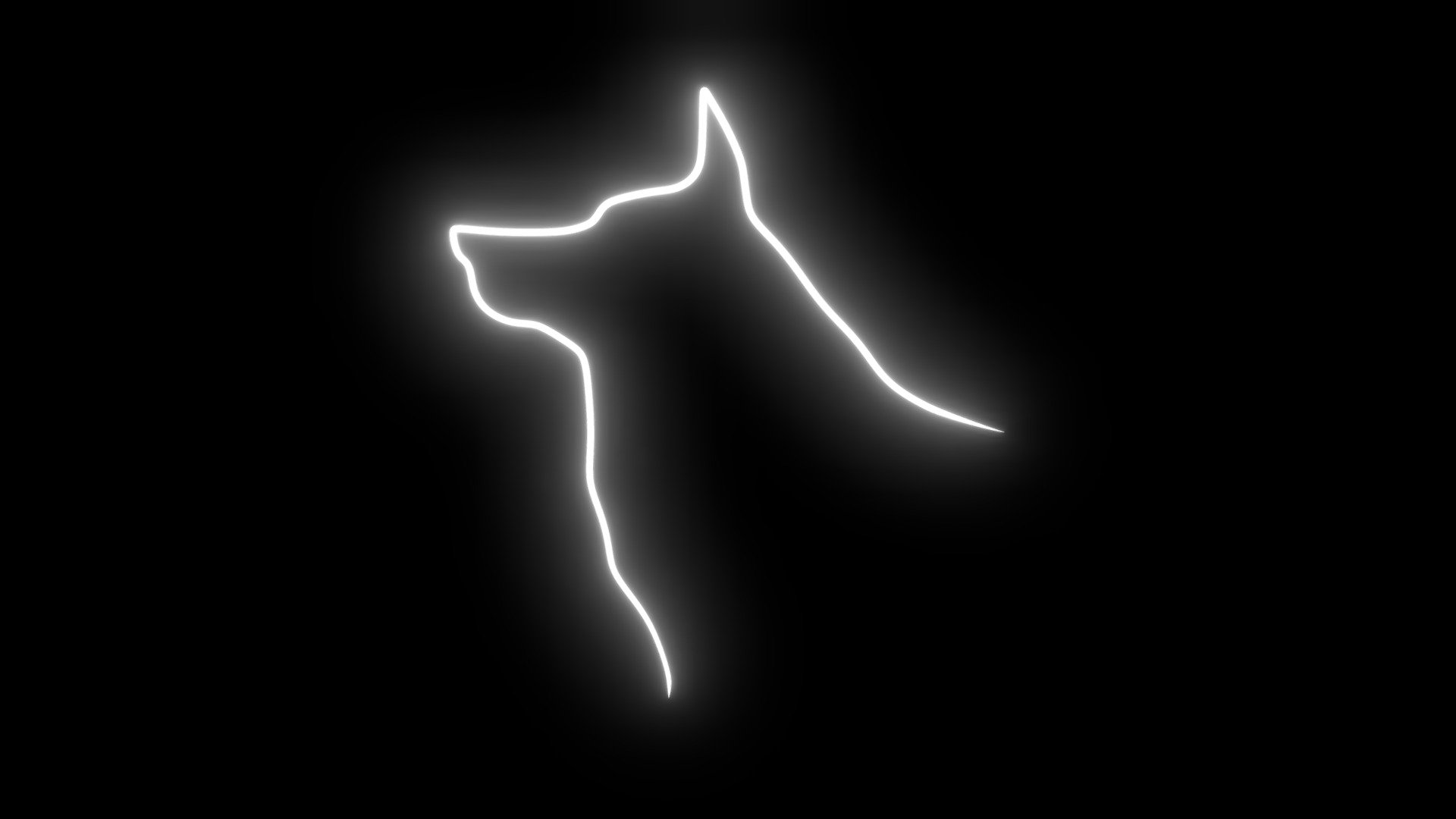 Wolf Neon Sign Cool Led Light.⚡ Neon Signature™ - Download Free 3D ...