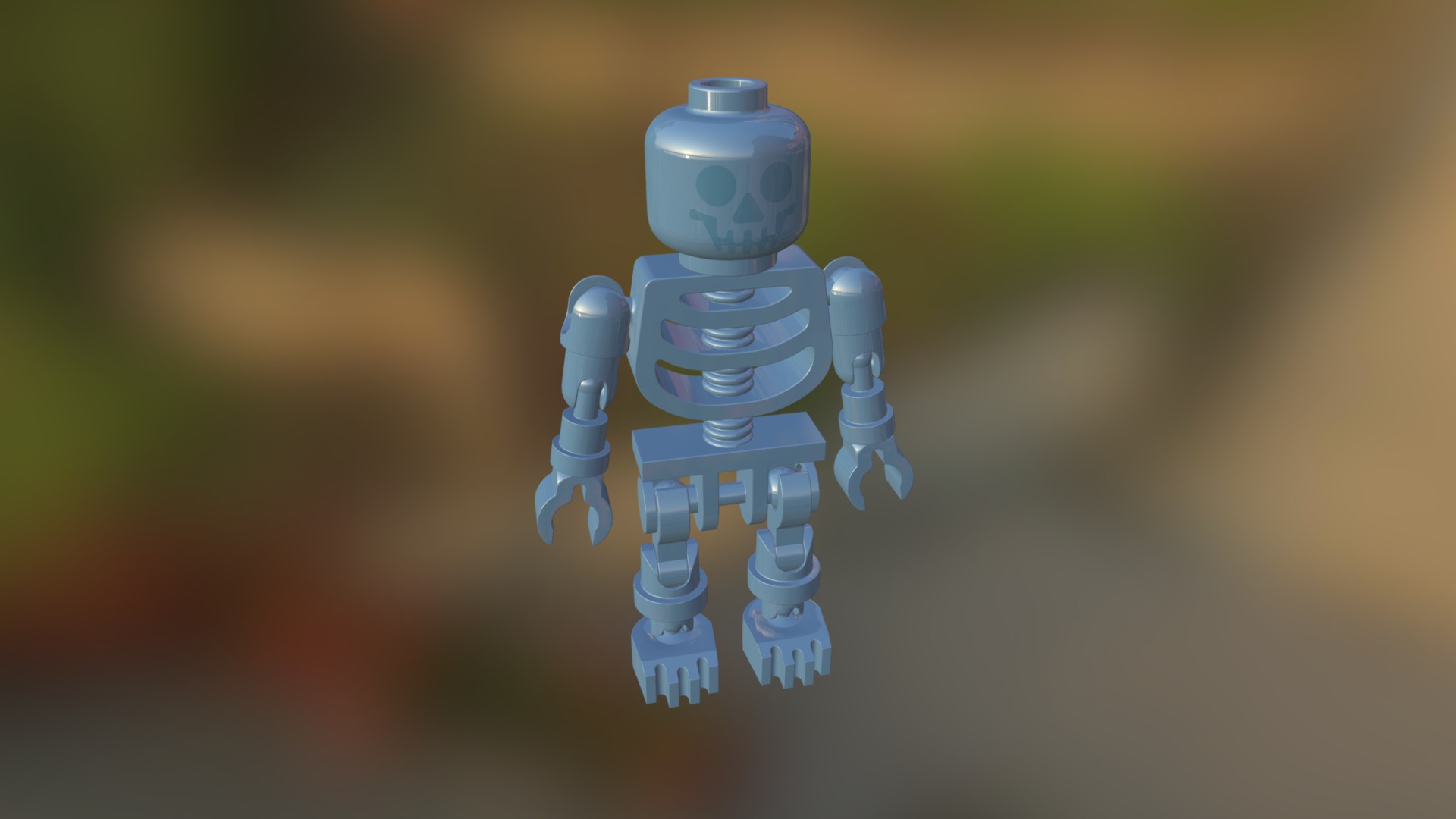 Lego Minifig Skeleton - 3D model by wilhel45 [08a9d0b] - Sketchfab