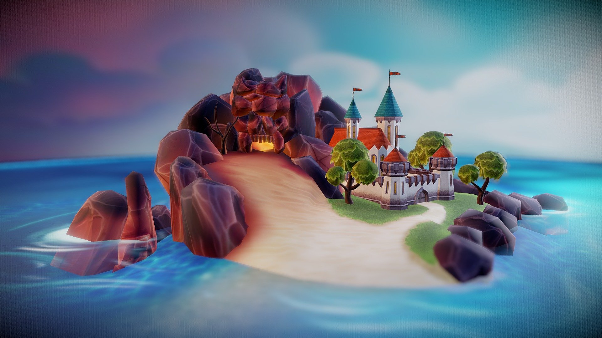 Lost Island - 3D model by Macro (@macro.zlo) [08aa46f] - Sketchfab