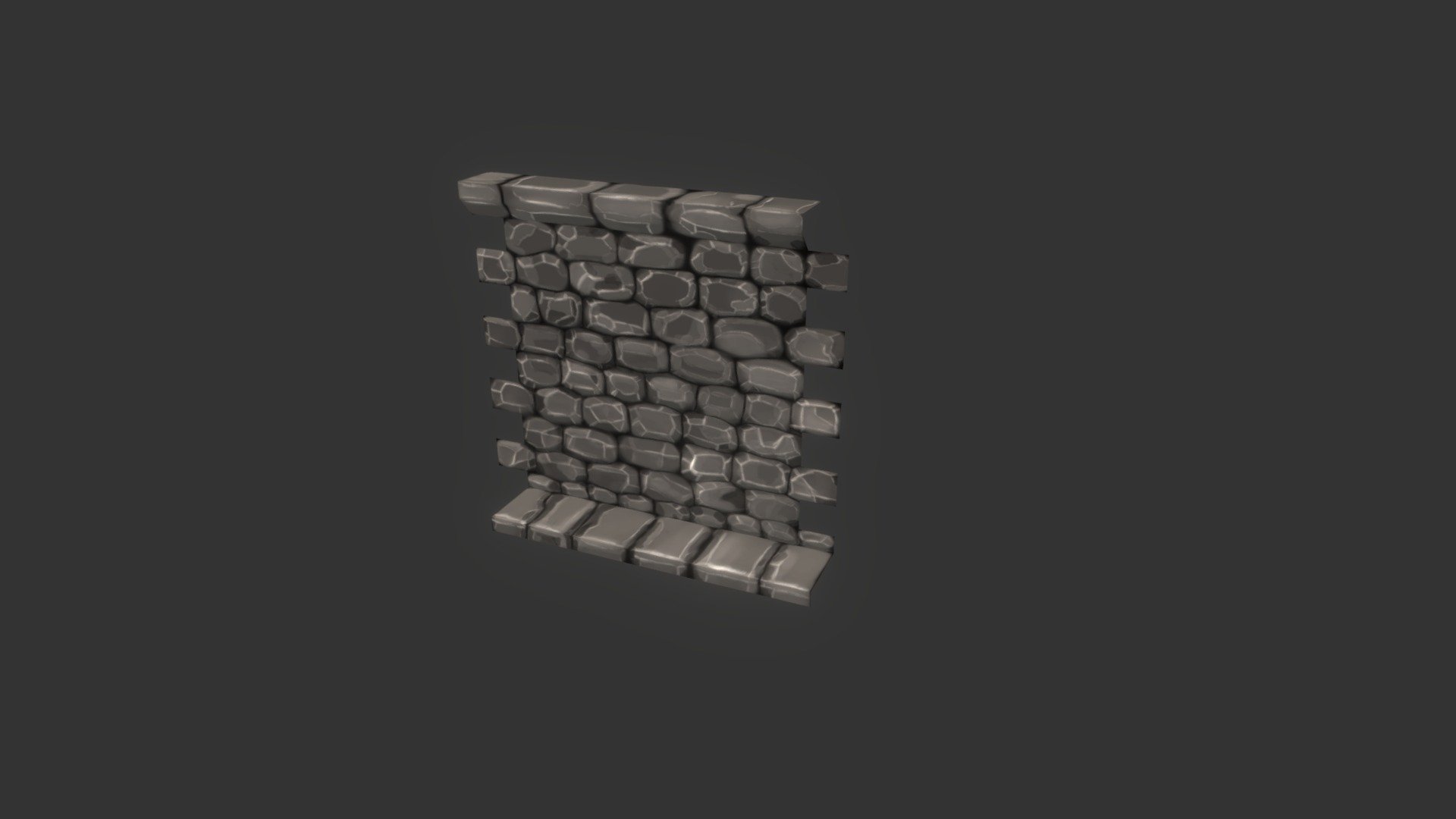 Stone Wall Next test - Download Free 3D model by C. Anastasiadis ...