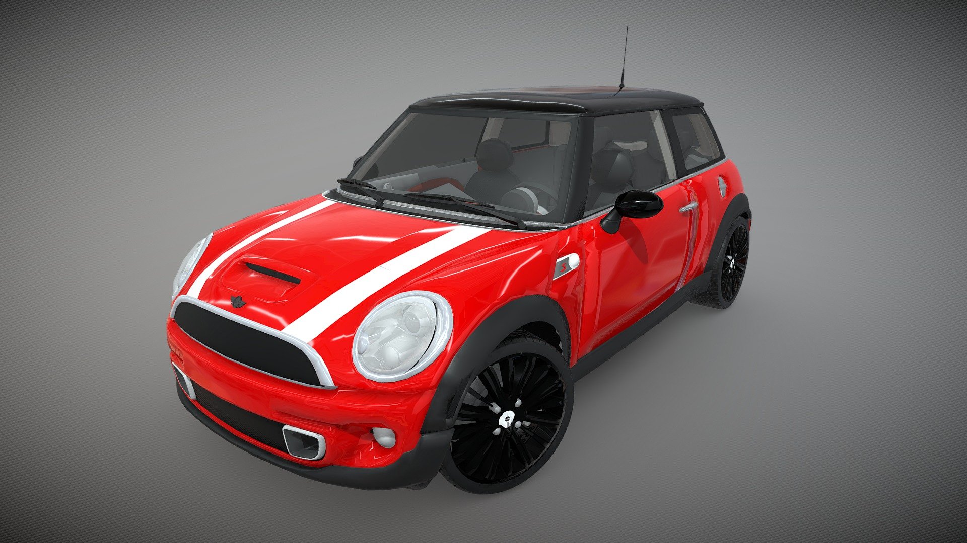 Mini Cooper S - 3D model by anterior design (@anteriordesign) [08ab2a2 ...