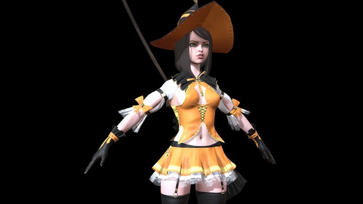 Witch 3D models - Sketchfab