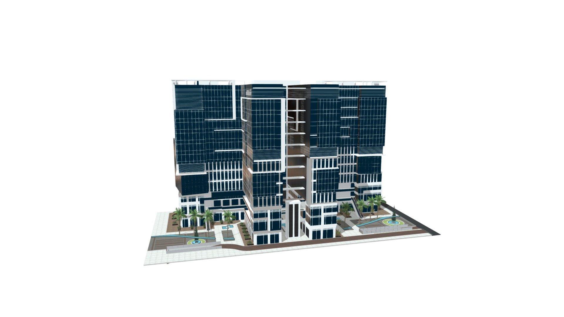 Mid Tower - 3D model by Egy-maps [08ae27d] - Sketchfab