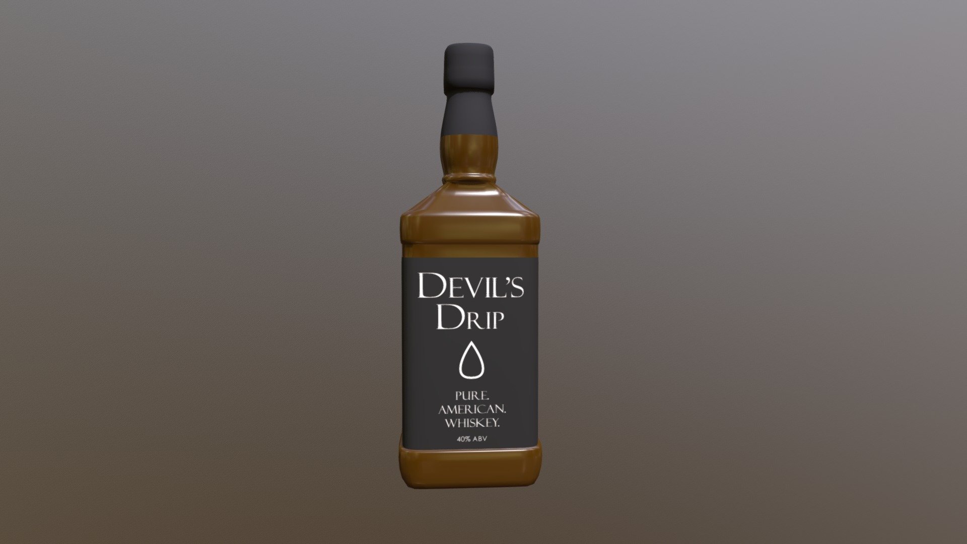 Devil's Drip Whiskey - 3D model by isaaccarpenter [08ae70b] - Sketchfab