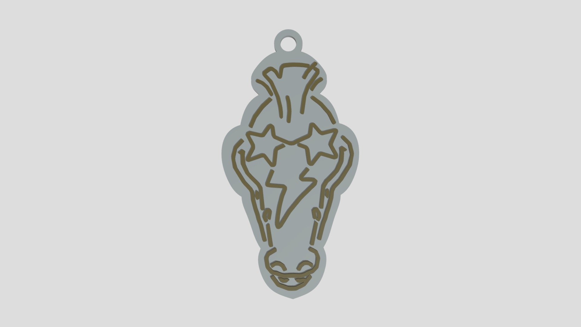 Montgomery Gator Monty Chain - FNAF SB Keychain - Download Free 3D ...