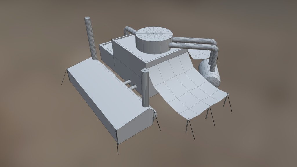 Research Clinic Draft 01 - 3D model by Nick Remie (@xiaphearix ...