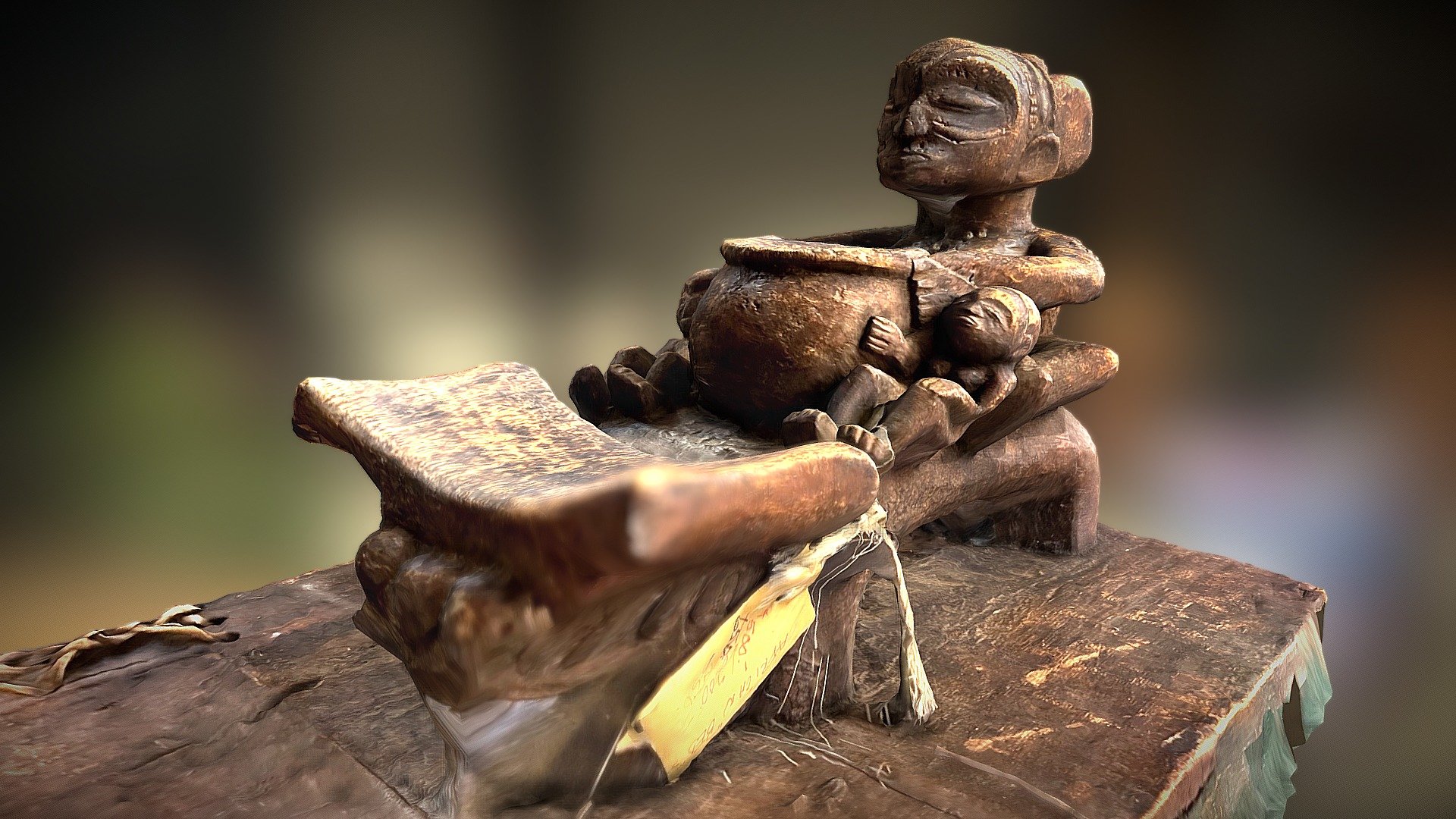 African Sculpture - Buy Royalty Free 3D model by stevetalkowski ...