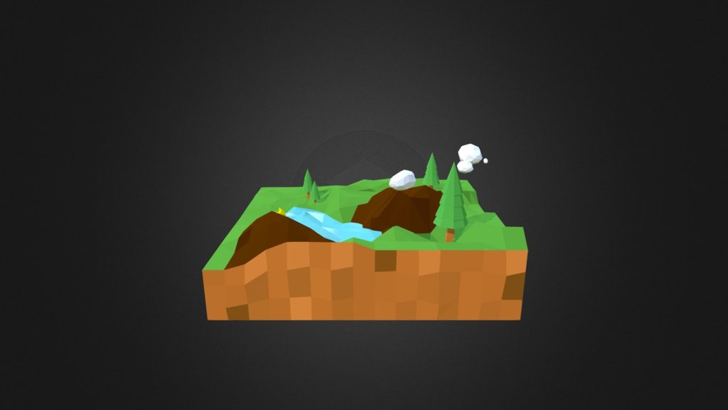 Mountain View - 3D model by Prateek (@ozzyprateek) [08b1623] - Sketchfab