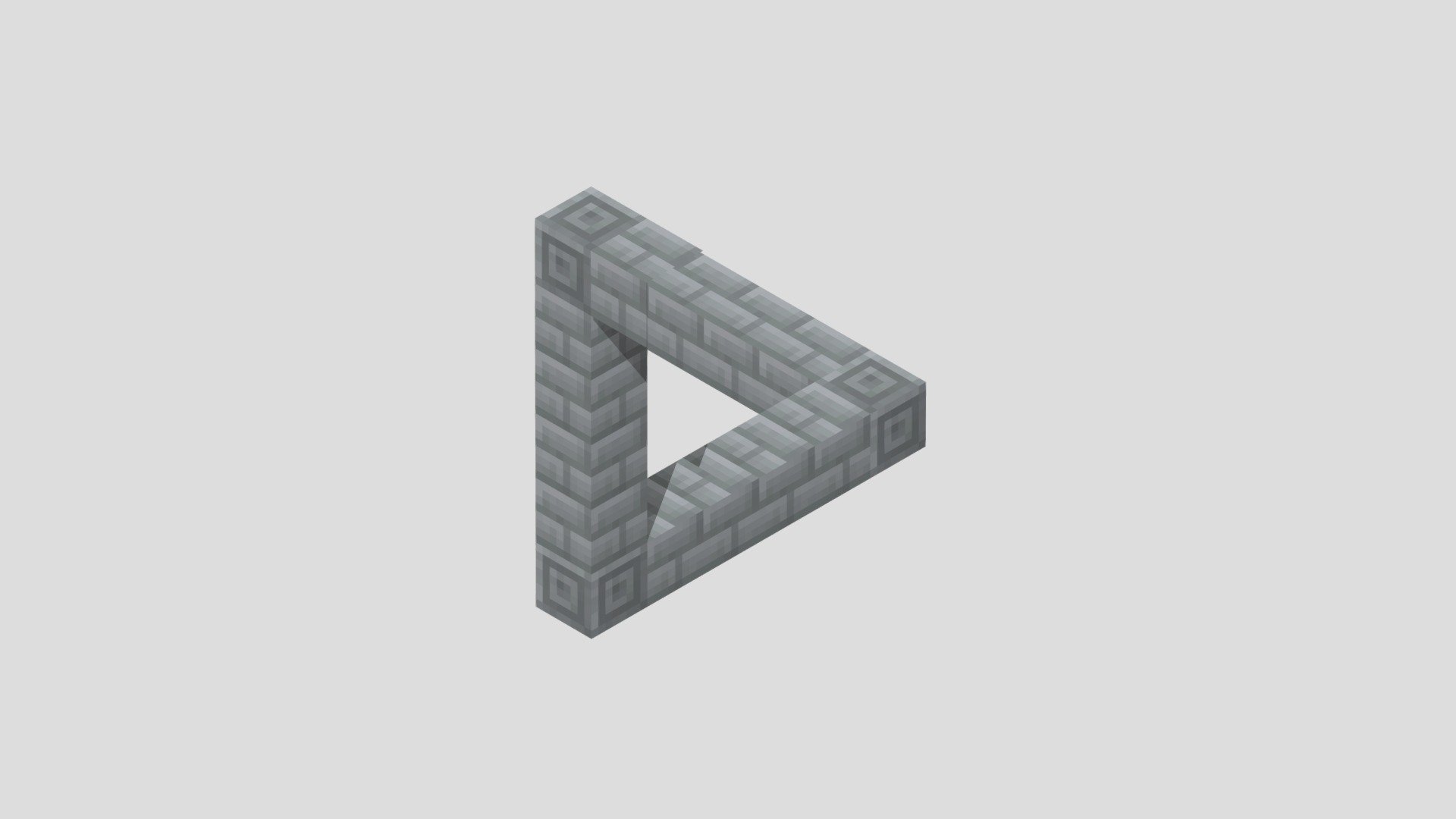 Stone Penrose Triangle - Download Free 3D model by DevBobcorn [08b2134 ...