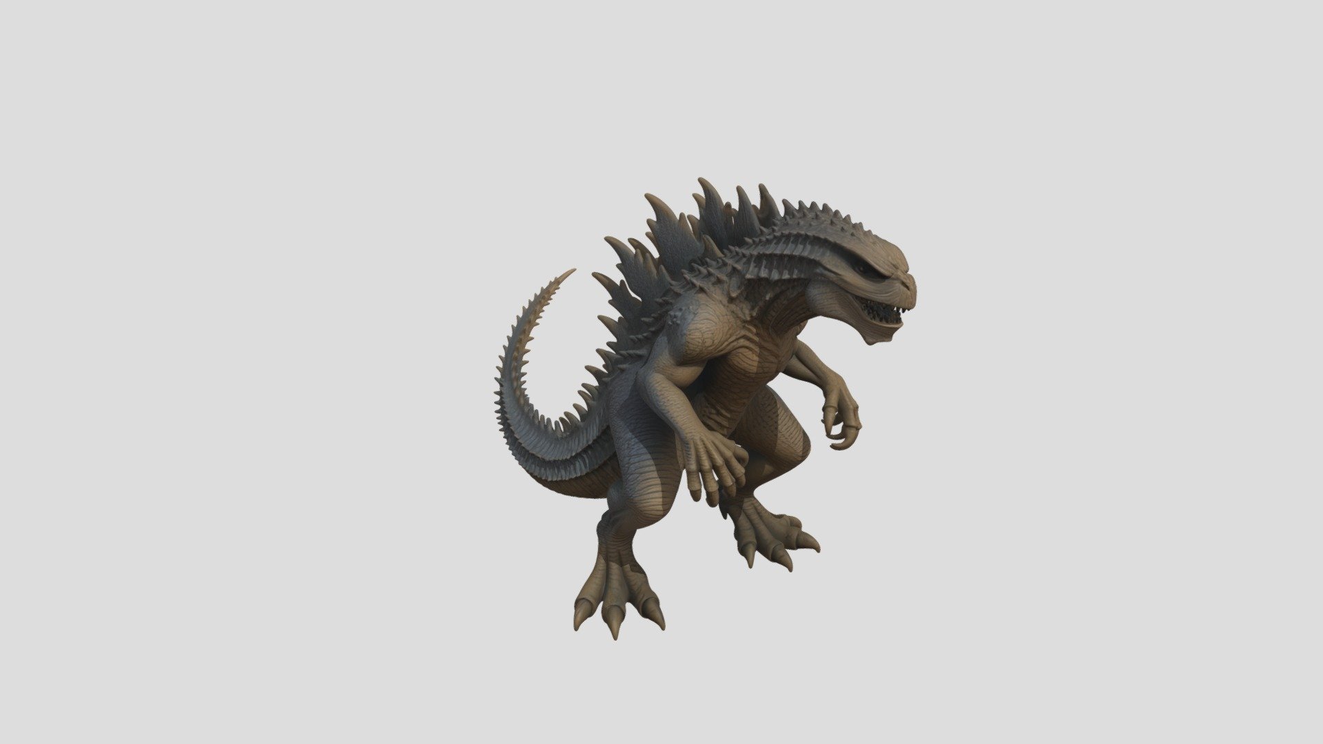 TriStar Godzilla 1998 – High Detail 3D Model - Download Free 3D model ...
