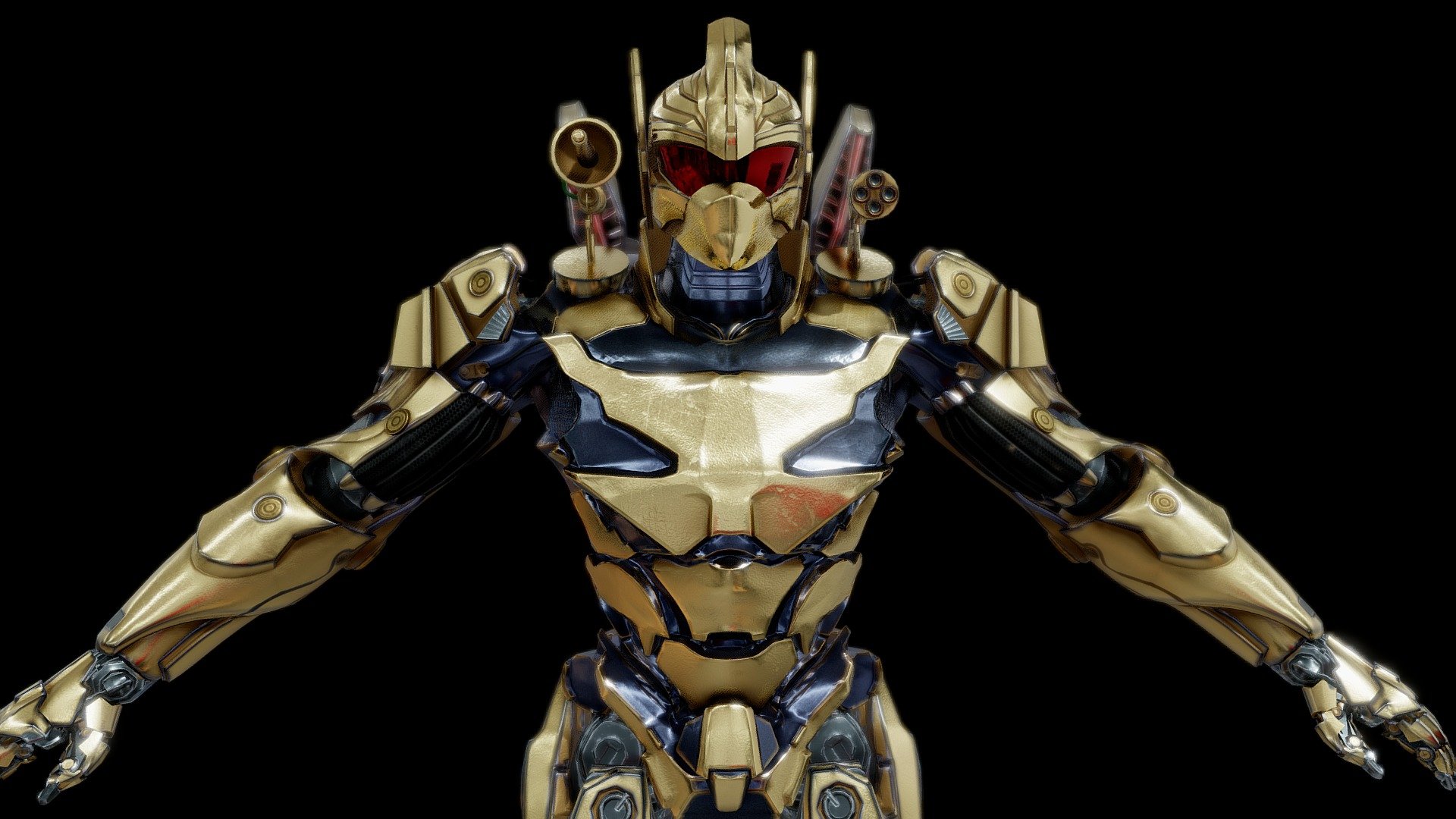 Stealth Mecha WIP - 3D model by UnrealAssets.io (@metacaptain) [08b341f ...