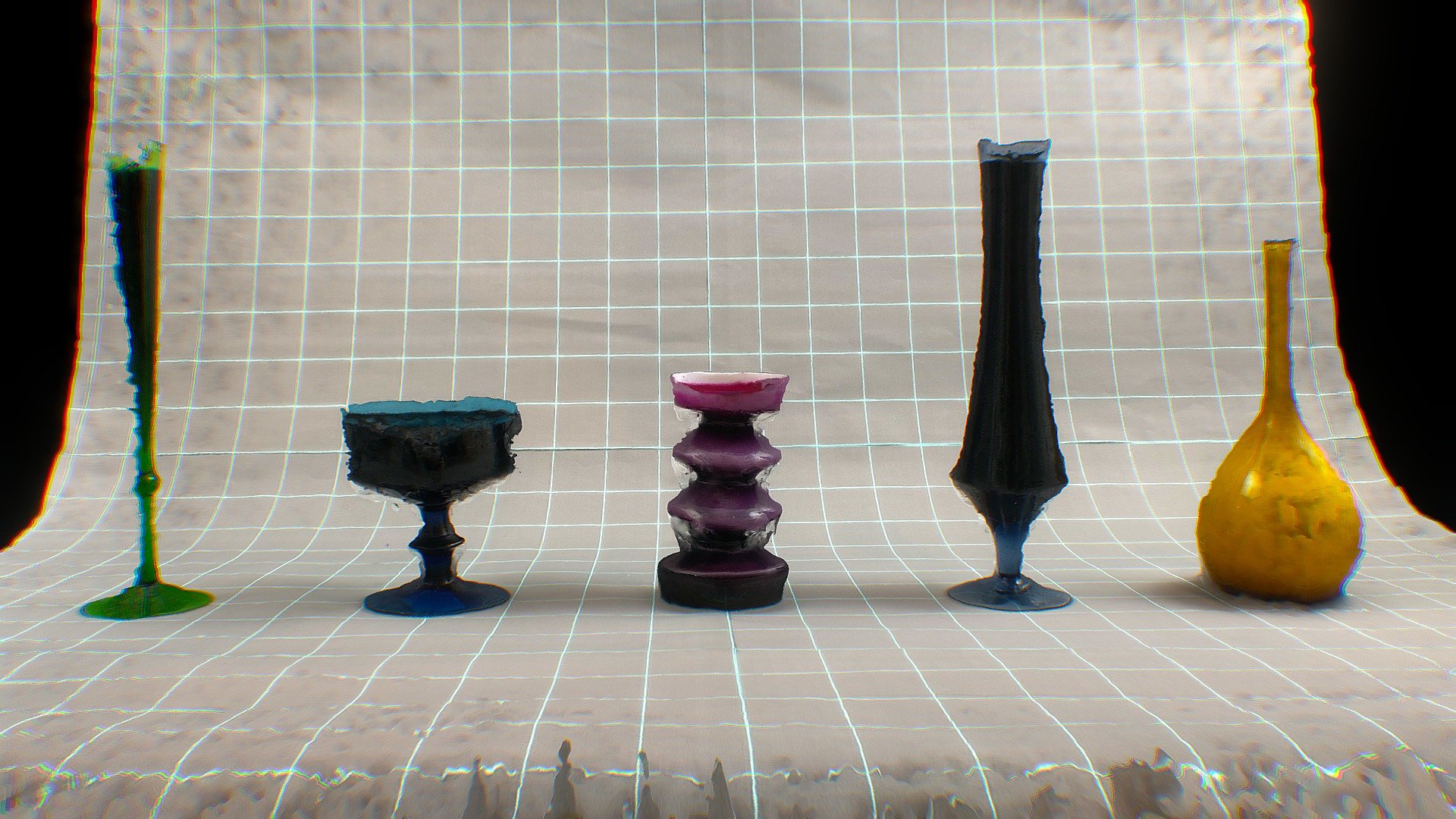 Symmetrical vessels (photogrammetry) (geometry) - 3D model by Florian ...