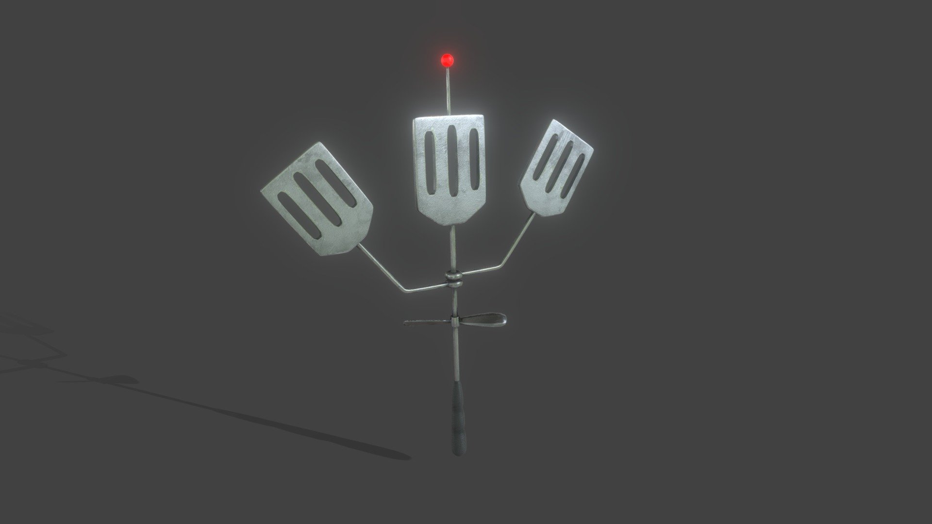 Spatula Hydrodynamic with accessories and turbo - Download Free 3D ...
