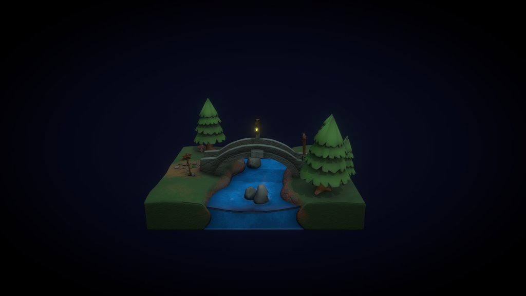 Stylized River - A 3D model collection by Rezapp - Sketchfab
