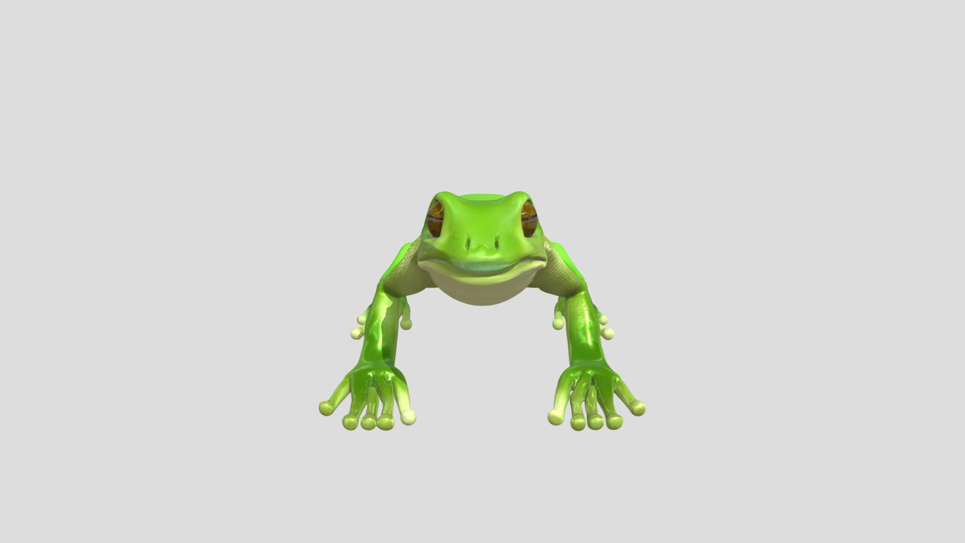 3d model cute frog - Download Free 3D model by sykstepan26 [08b6053 ...