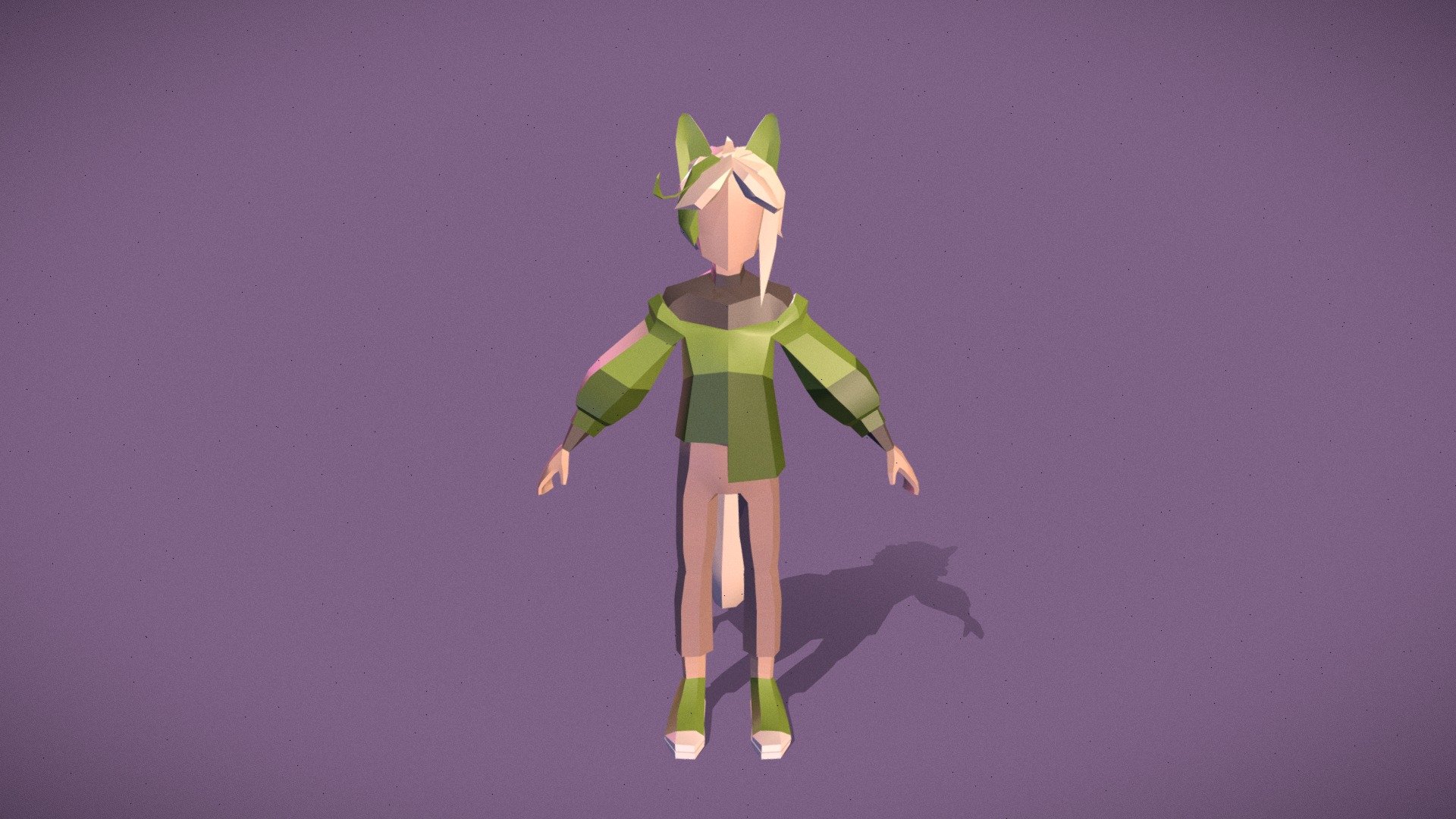 Low_Poly_Character - Download Free 3D model by Sophie0070 [08b723a ...
