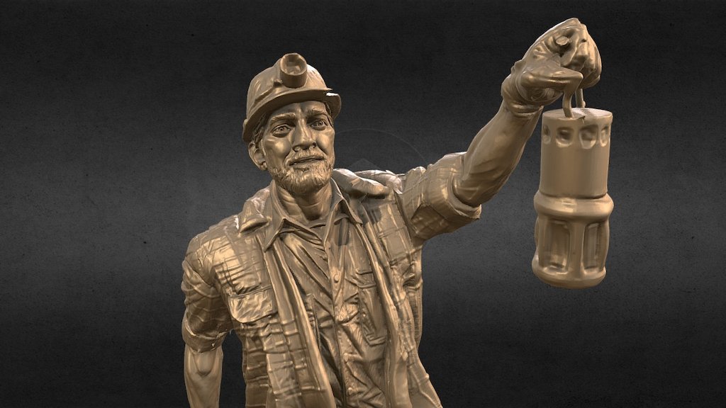 MINER 3 - 3D model by lestersculpt [08b7333] - Sketchfab