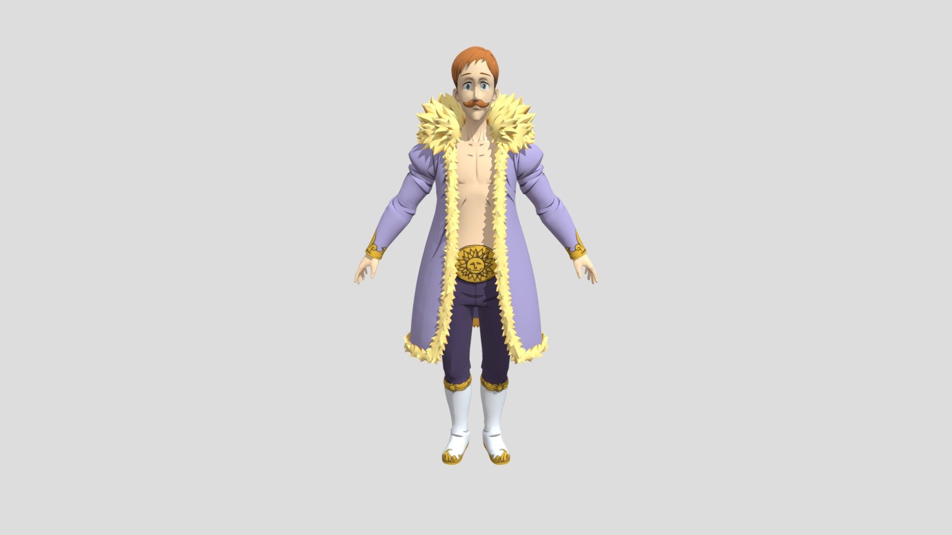 Escanor War Noche - Download Free 3D model by GUREN (@ol.serranoromero ...