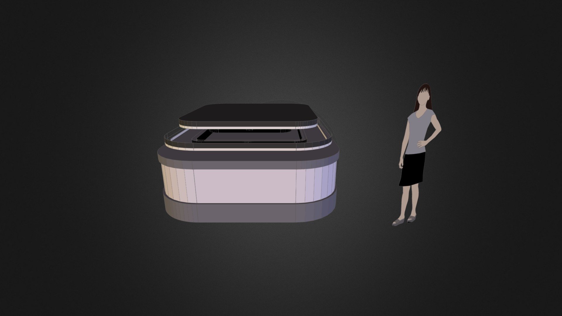 Pedestal Base Deck - Code:DECK-PBASE - 3D model by acme5 [08b9a21 ...