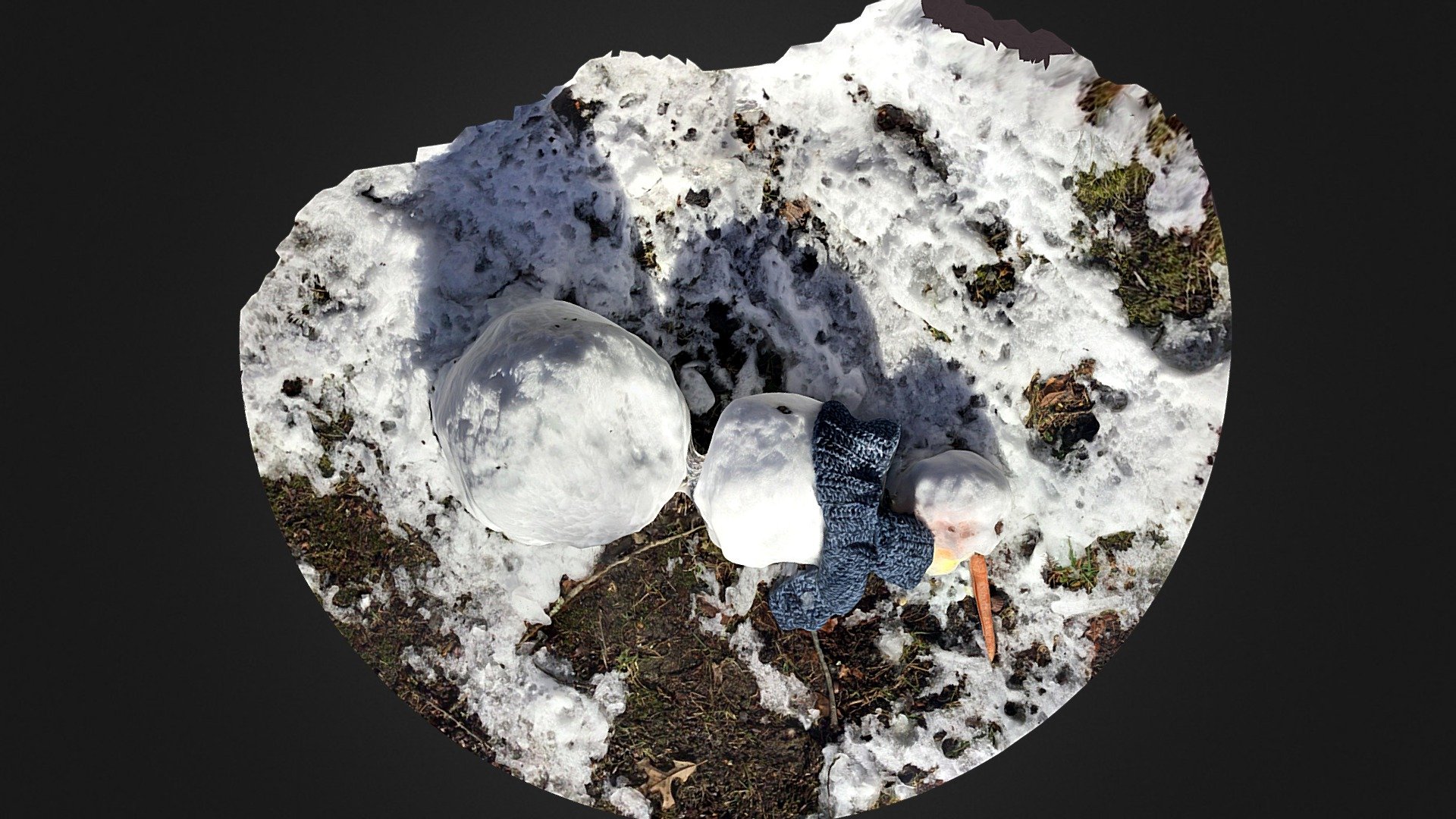 Melted Snowman - Download Free 3D model by Terrie Simmons-Ehrhardt ...