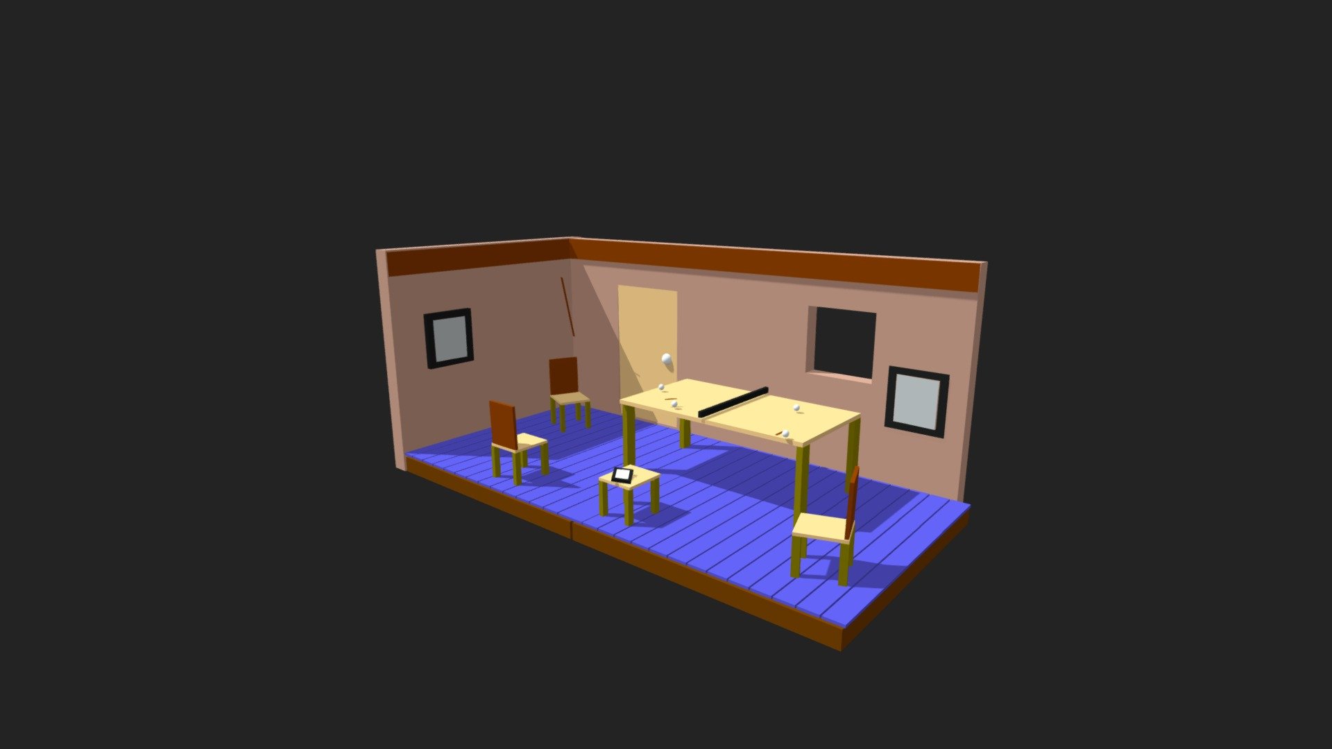 Room Scene 2 - 3D model by Seafrogguy [08bb00e] - Sketchfab