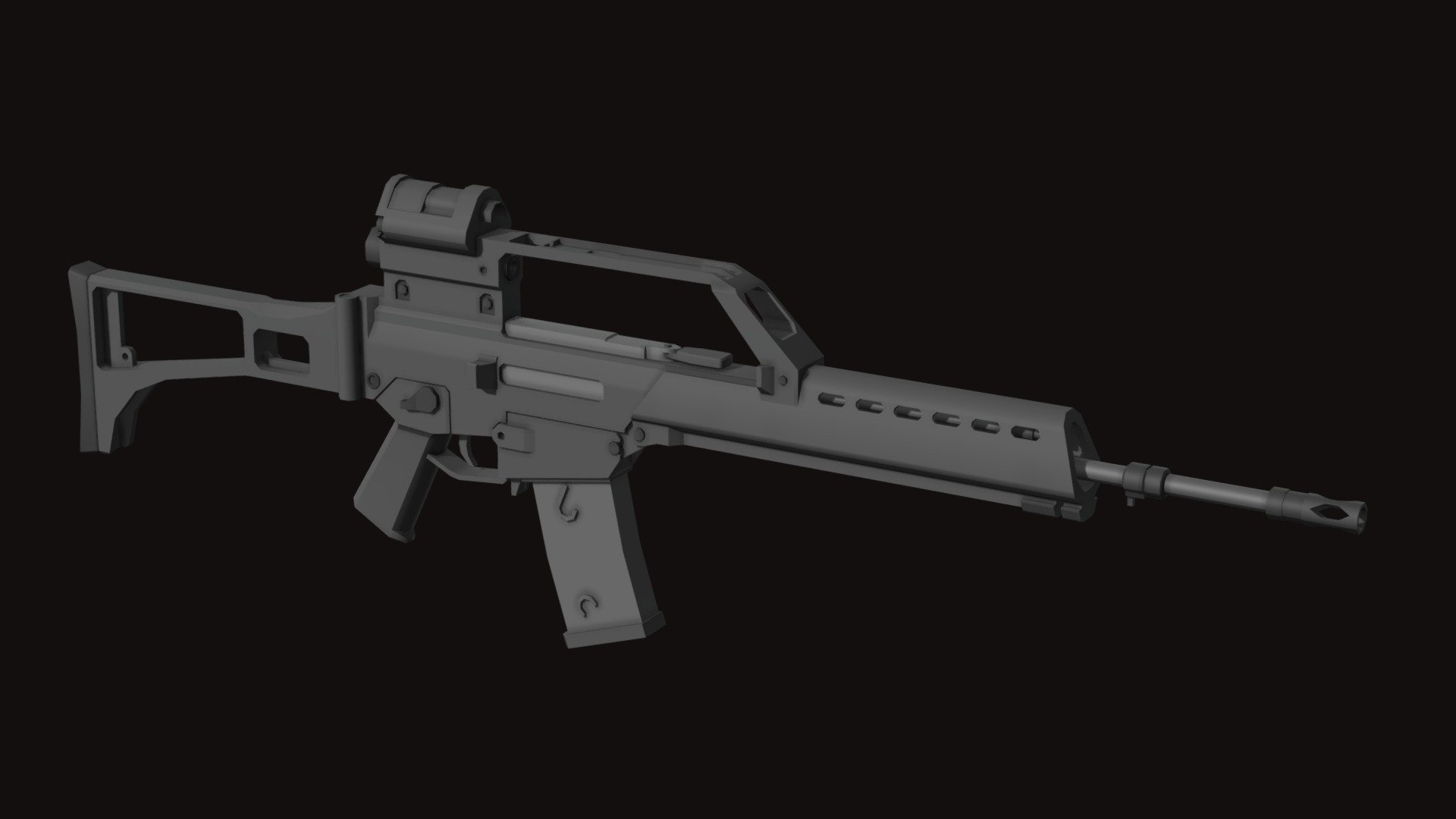 h&k g36 - Download Free 3D model by puresaltt [08bc906] - Sketchfab