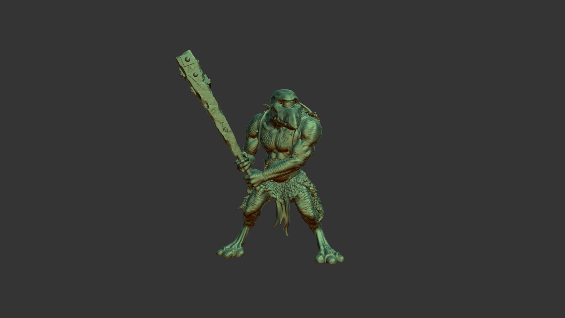 classic 80s monster - 3D model by matiwashere [08bdfcc] - Sketchfab