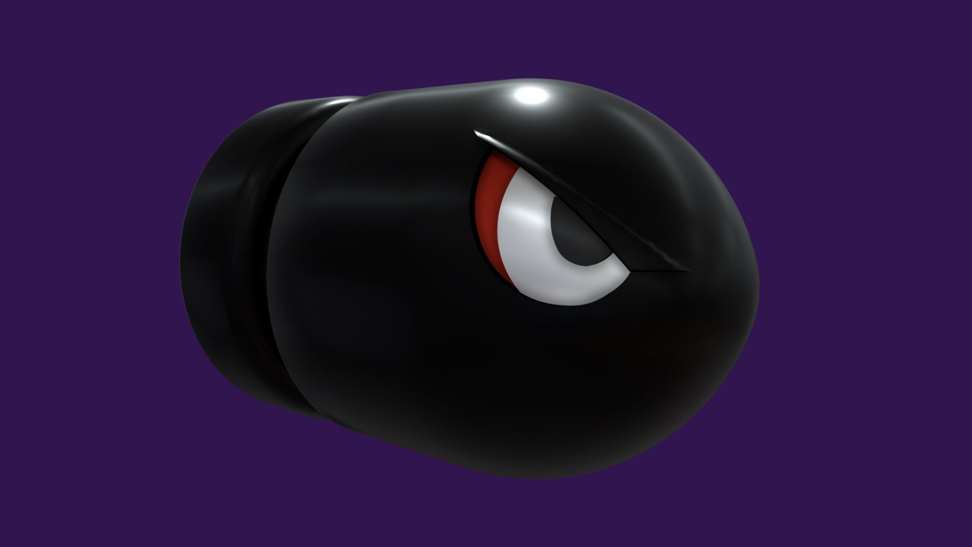 Bullet Bill (Old) - Download Free 3D model by Calfan [08bf75a] - Sketchfab