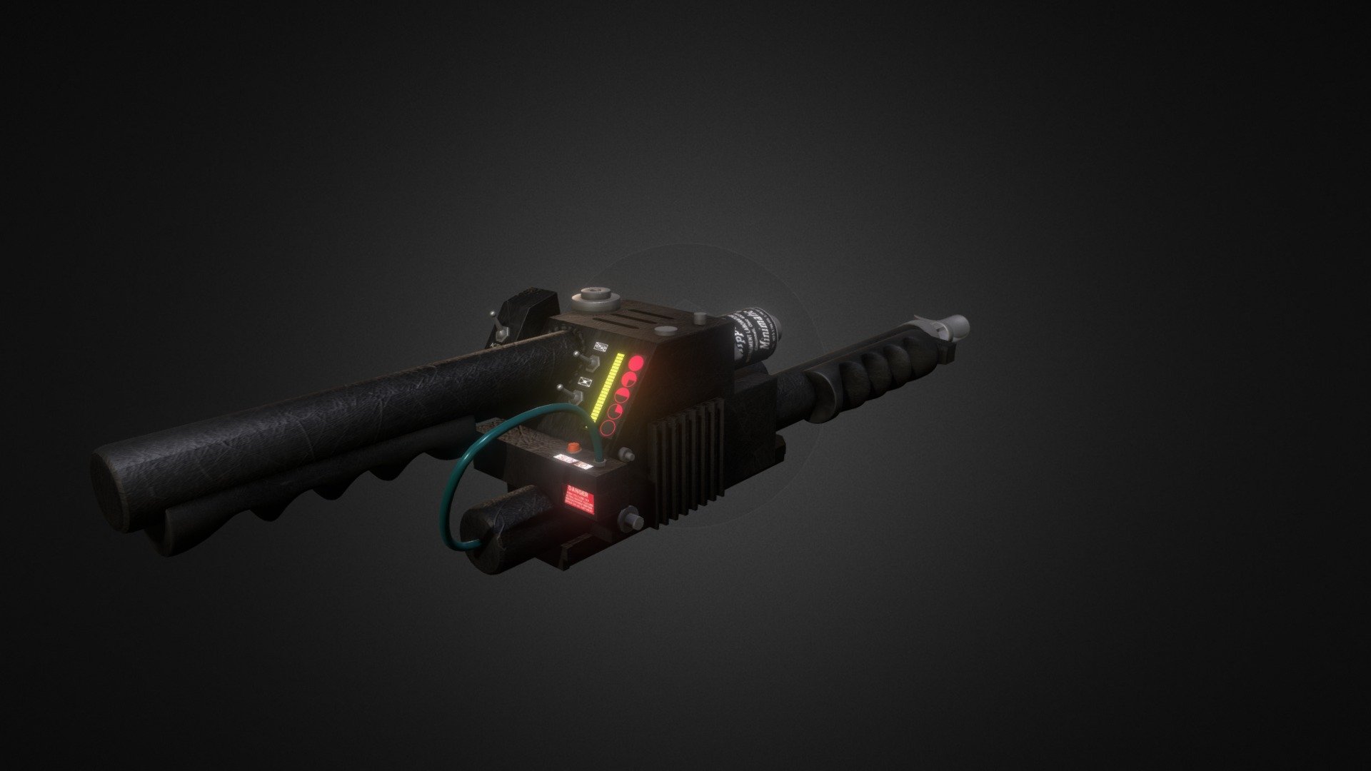Ghostbusters Particle Thrower - 3D model by paulelderdesign [08c3169 ...