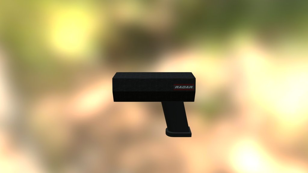 Radar Gun - 3D model by jacknelsonnsb [08c3da4] - Sketchfab