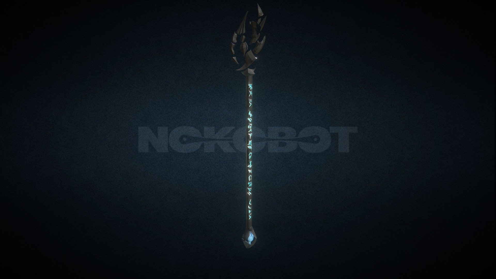 Lightning Staff - 3D model by Nokobot [08c4292] - Sketchfab