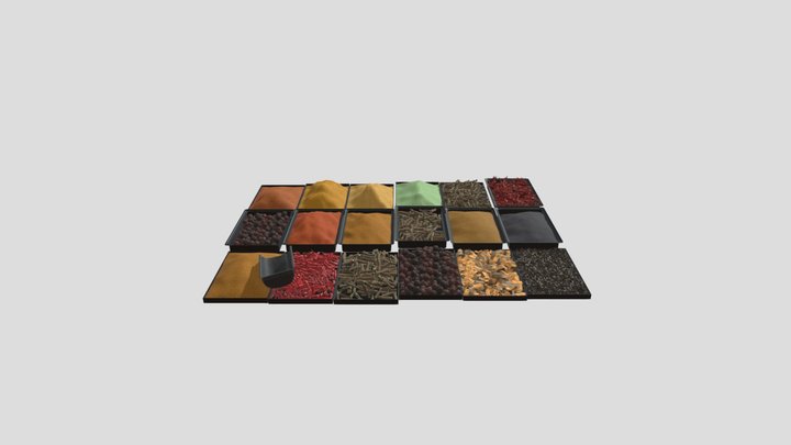 Spices 3D models - Sketchfab