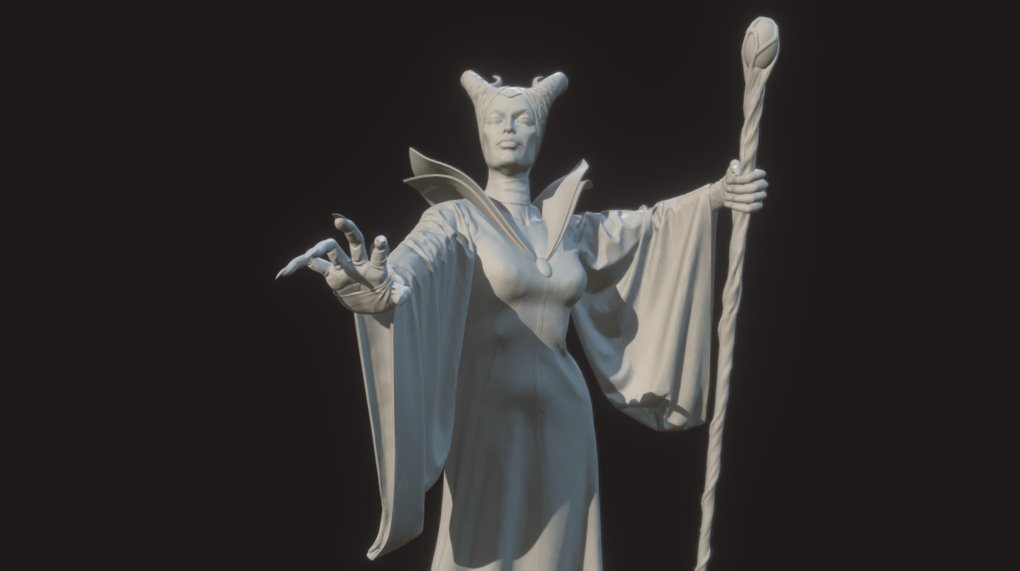 Maleficent - 3D model by Diego Luján García (@diegoluga) [08c54e2 ...