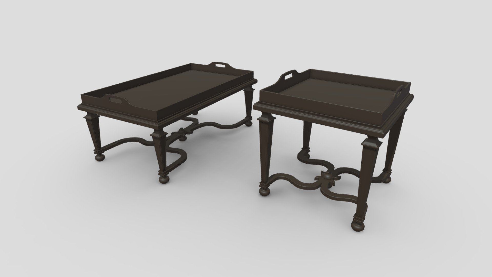 Classic Coffee Tables - Chelini 2061 - Buy Royalty Free 3D model by trimitek [08c554b ...