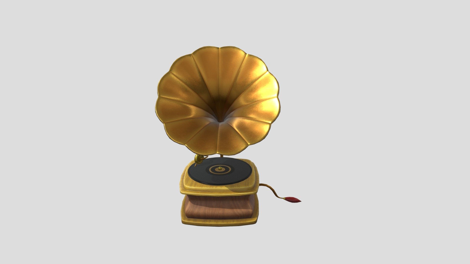 Phonograph - 3D model by Ji Kang (@yyq1228353853) [08c5772] - Sketchfab