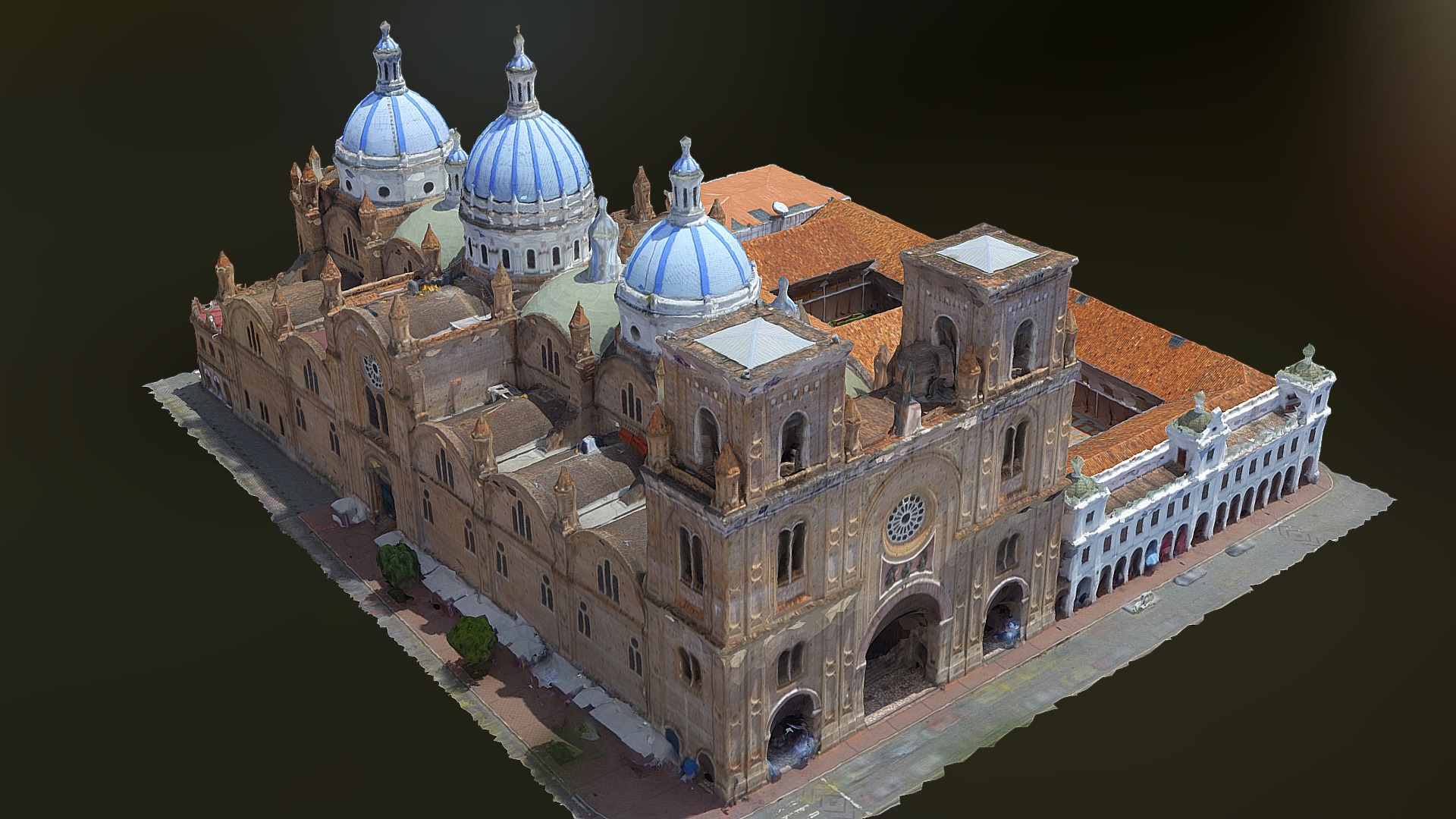 0102035 CATEDRAL INMACULADA CUENCA - 3D model by aerotopo [08c6296 ...
