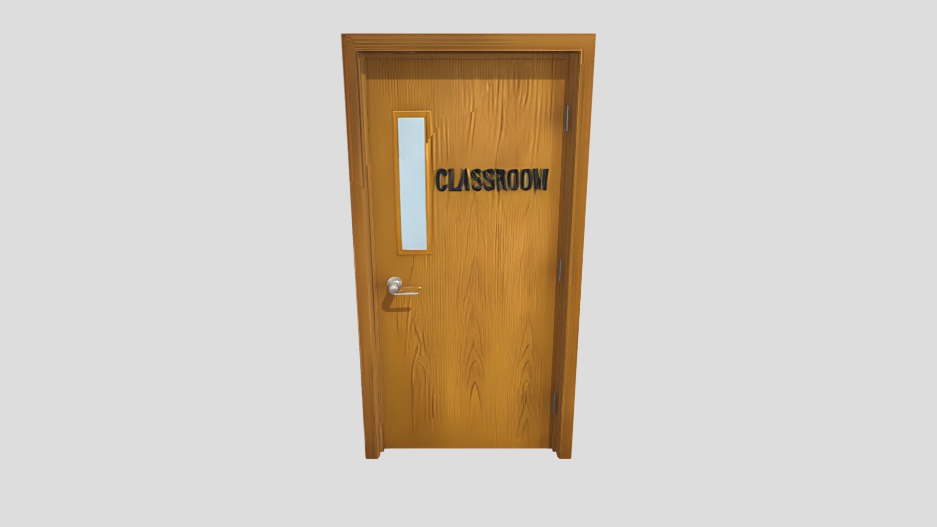 Wooden classroom door - 3D model by czjhonfq4impst [08c7afe] - Sketchfab