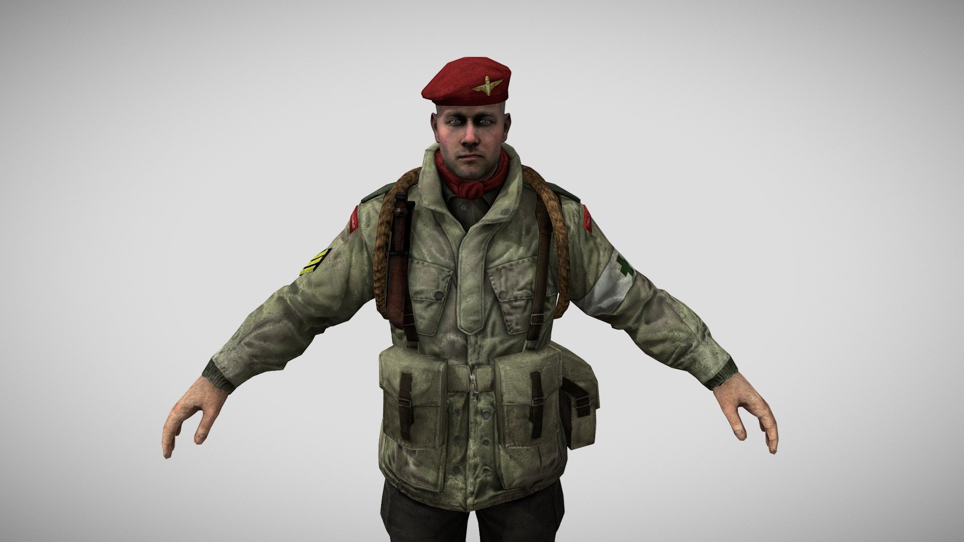 ⭐ Benson (Soldier, Sergeant) - Wolf. New Order - Download Free 3D model by Nazar Okruzhko (Назар ...