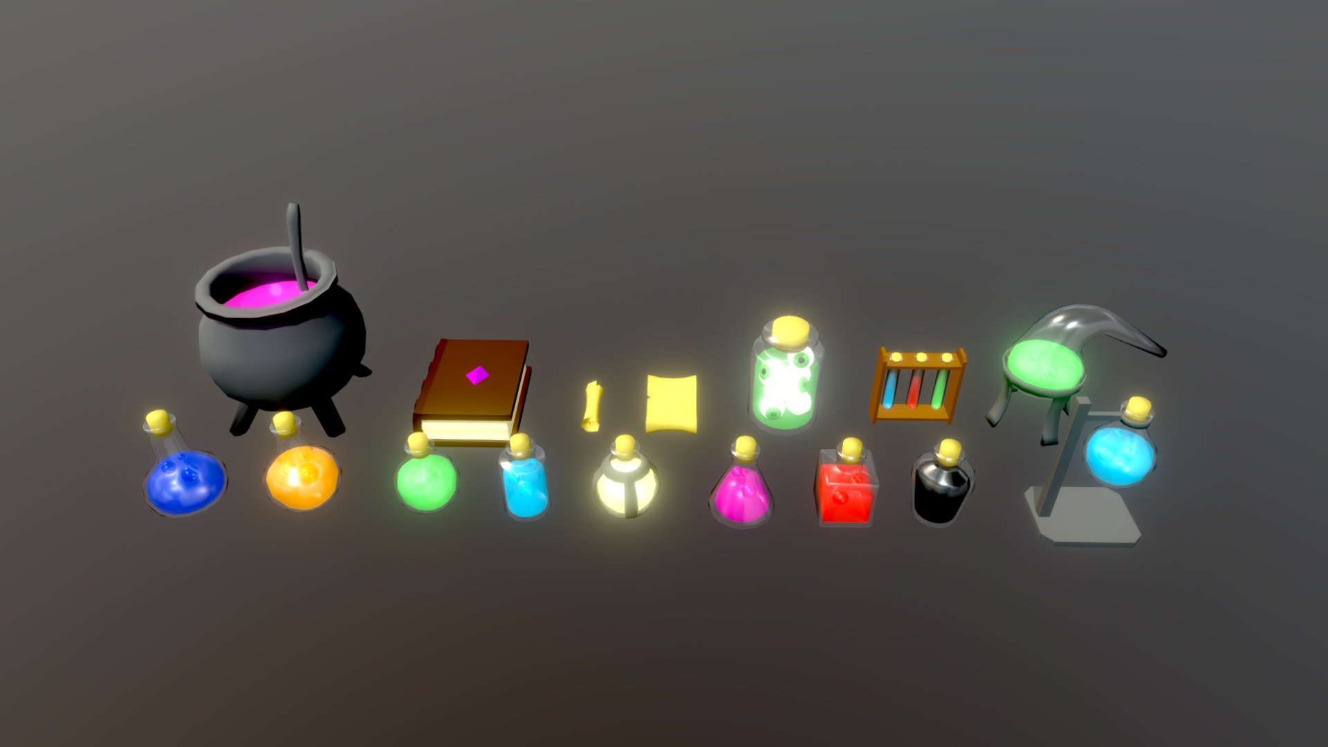 Potion assets 2 - Buy Royalty Free 3D model by Anskar [08c9a9f ...
