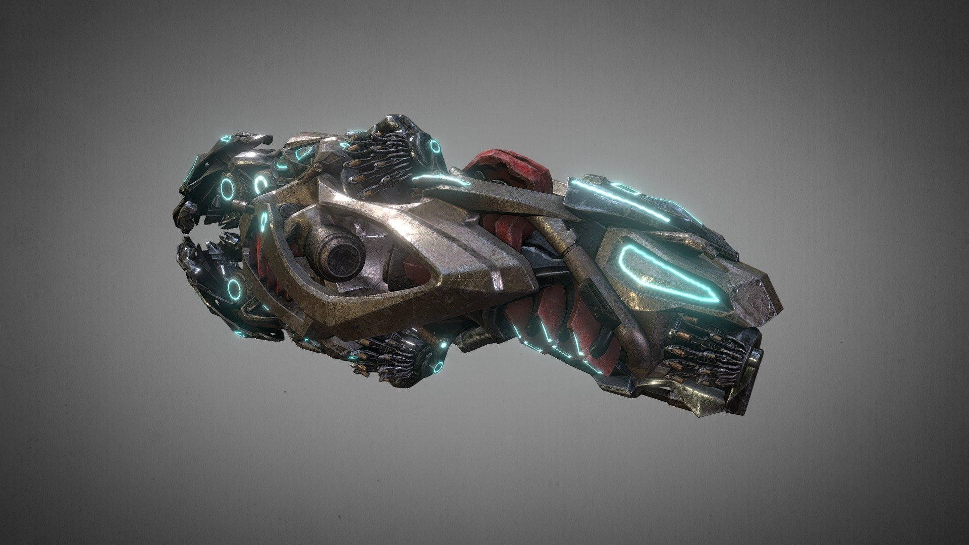 ALIEN PLASMA CANNON - INCINERATOR - 3D model by Glenda Studio 3D ...