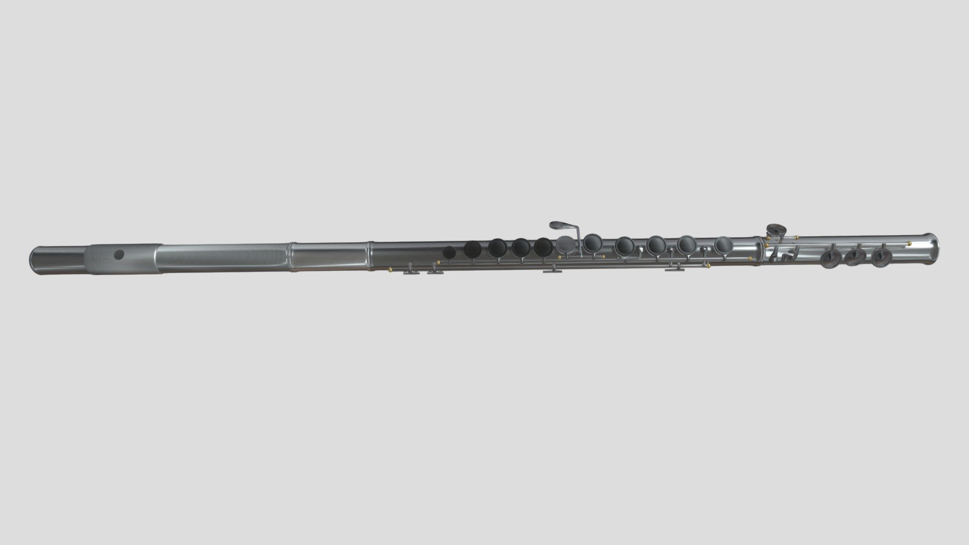 Flute - Download Free 3D model by Kroko.blend (@jaromir.ternavskiy ...