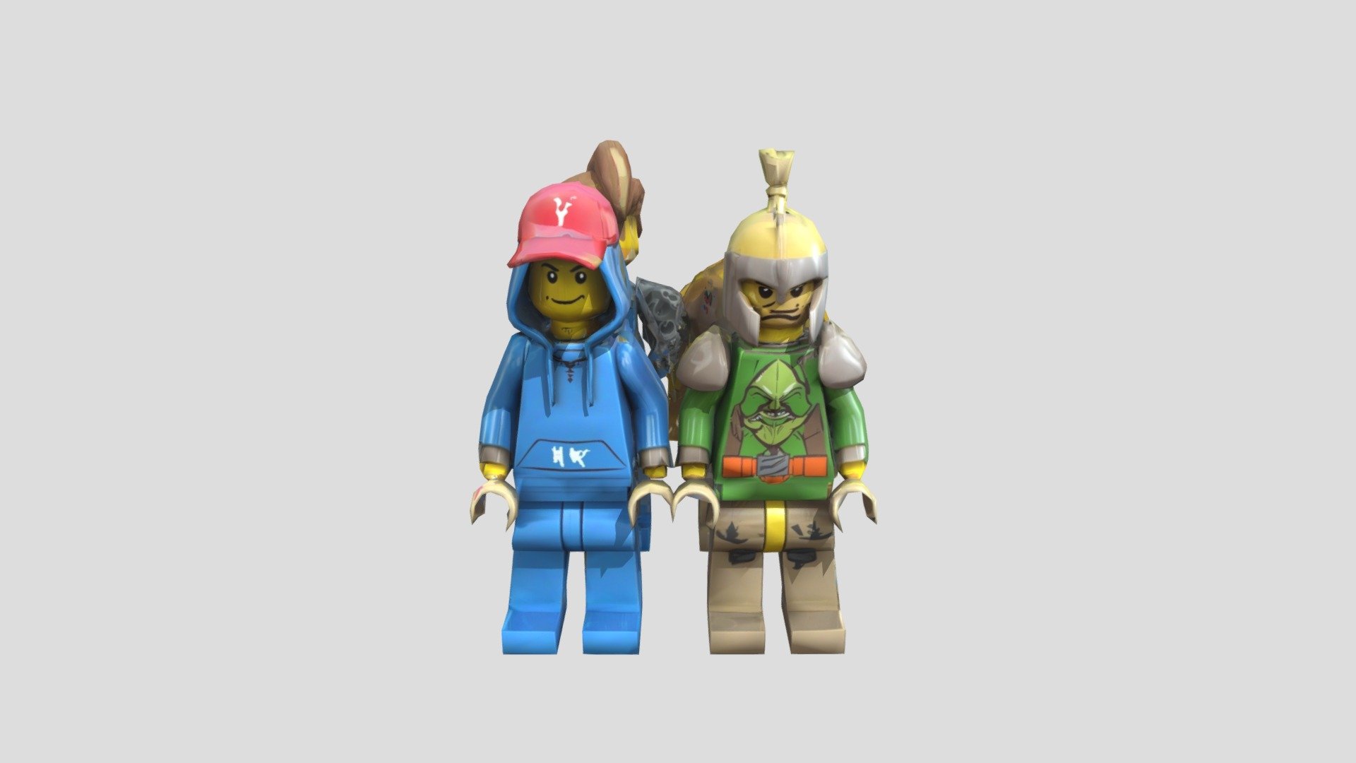 Fortnite style Lego characters - Download Free 3D model by ...