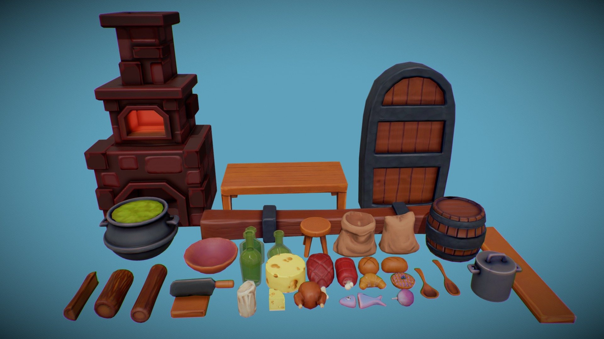 Medieval Asset Pack - 3D model by Jas_Perry [08cf39e] - Sketchfab