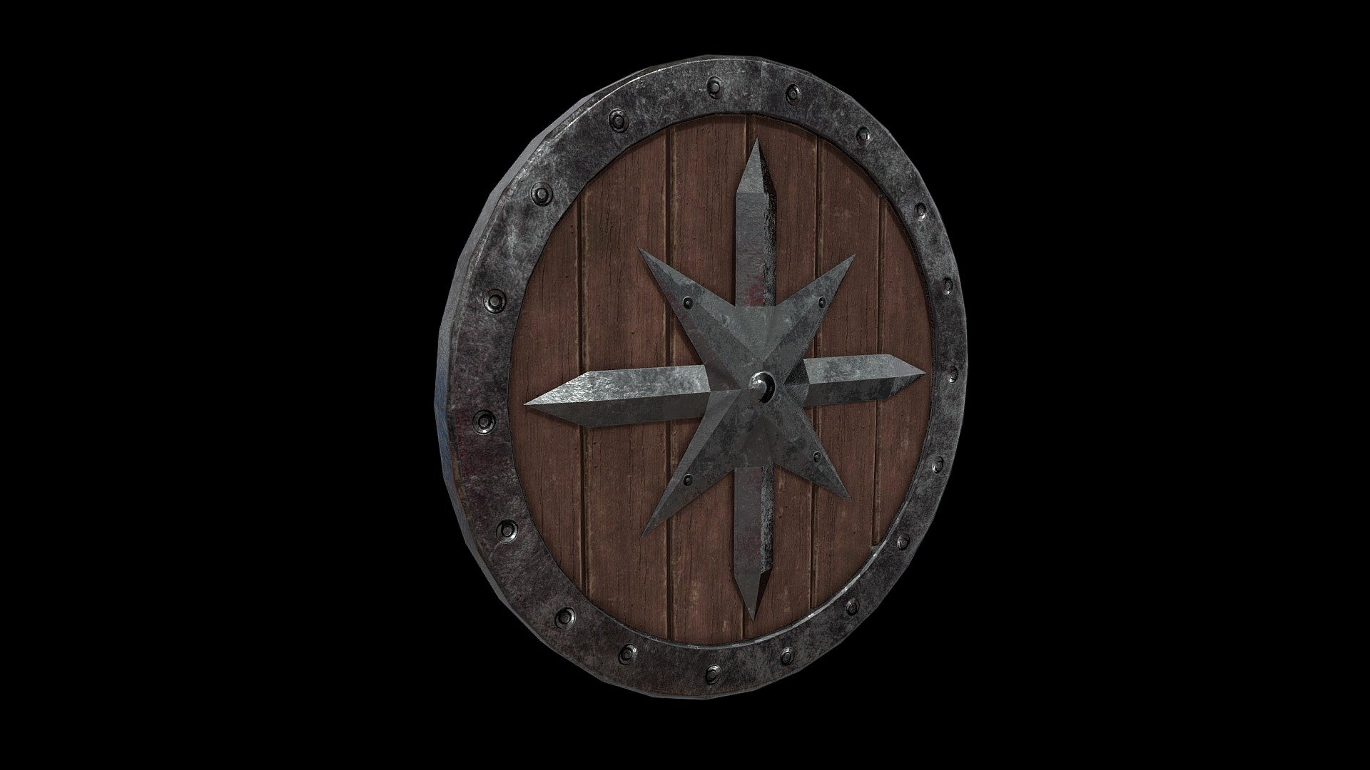 Free Round Shield - Download Free 3D model by wolfgar74 [08cf8d2 ...