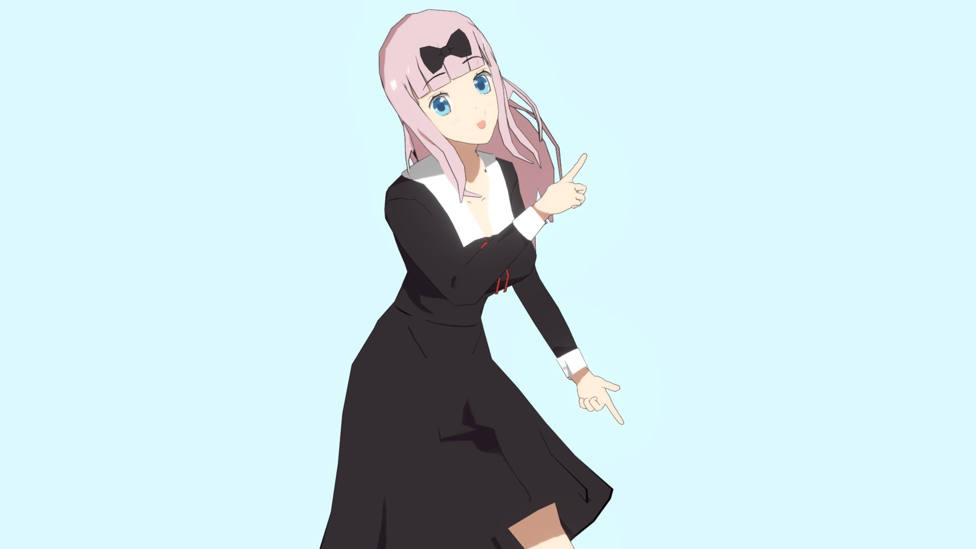 3D Fanart - Chika Fujiwara - Buy Royalty Free 3D model by Allan Mitsuse ...