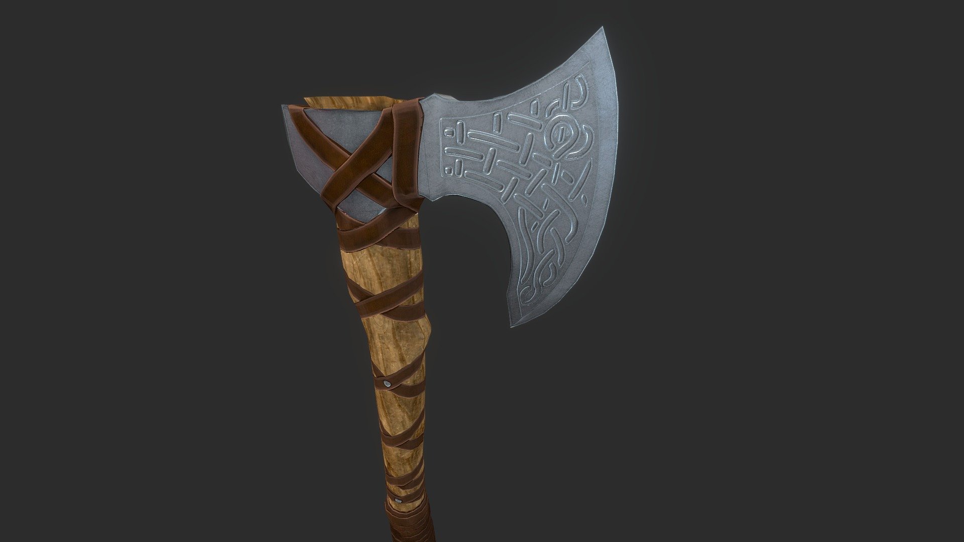 Battle axe - 3D model by praYdou [08cfe02] - Sketchfab