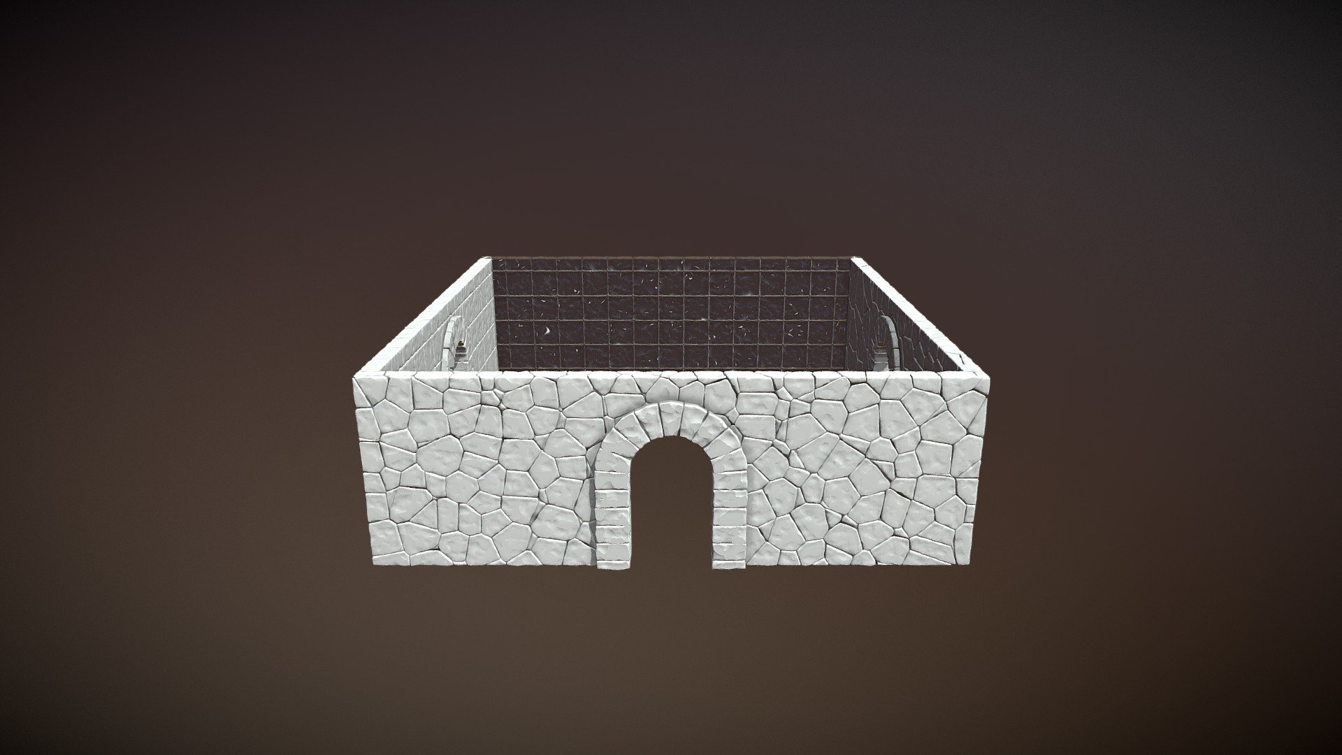 Procedural Stone Wall - 3D model by Sercan Yasar (@sercan) [08d006f ...